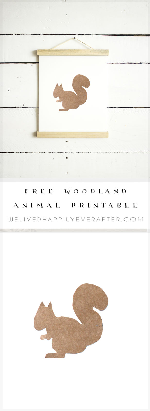 Free Animal Silhouette Printables | We Lived Happily Ever After