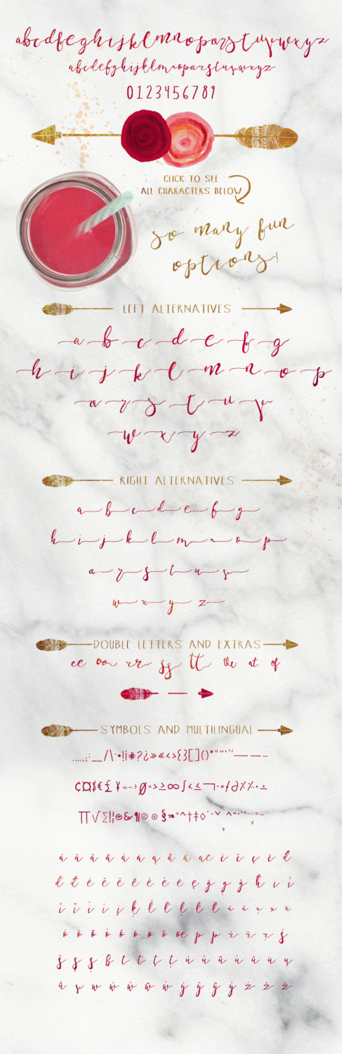 ArrowScript Font | We Lived Happily Ever After