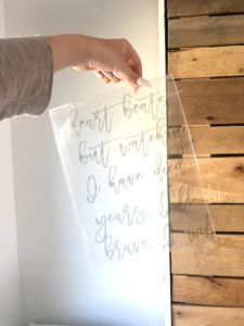 How To Use Your Home Printer To Transfer Ink Lettering Onto A Large DIY ...