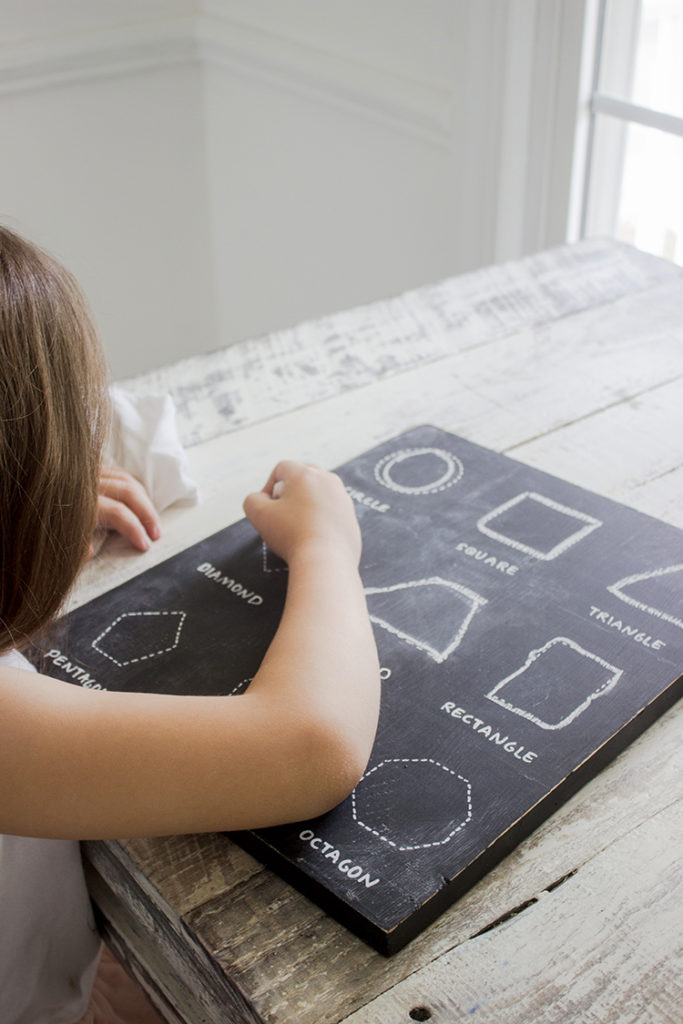 DIY Erasable/Reusable Homeschool Chalkboard Worksheets: Chalkboard ...