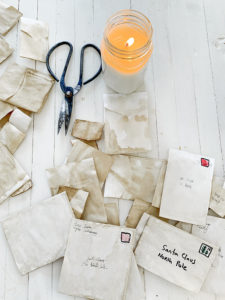 DIY Dear Santa Letter & Envelope Garland Christmas Tree Ornaments | We ...