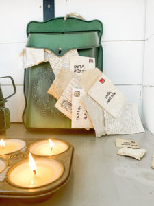 DIY Dear Santa Letter & Envelope Garland Christmas Tree Ornaments | We ...