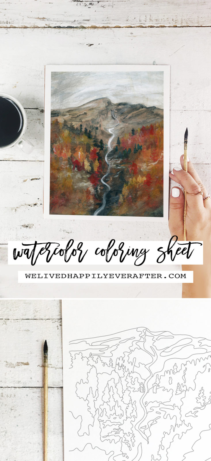 Fall in Full Bloom Watercolor Painting – Perfect For A DIY Girls ...